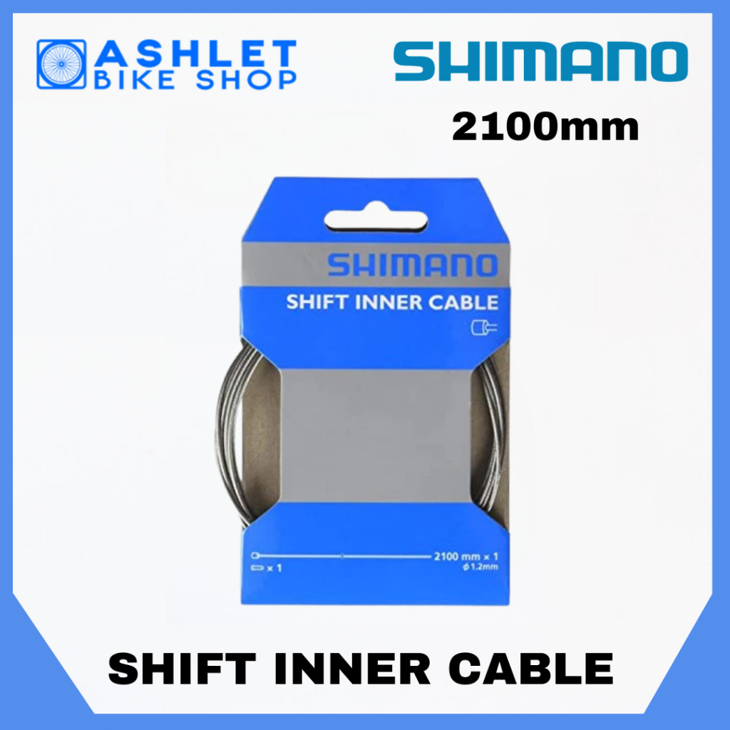 ORIGINAL SHIMANO Shift Inner Cable 2100mm - ASHLET BIKE SHOP | Shopee ...