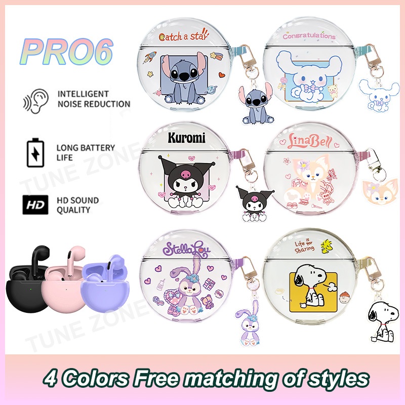 NEW Pro6 TWS Bluetooth Earbuds Wireless Bluetooth Earphone Touch ...