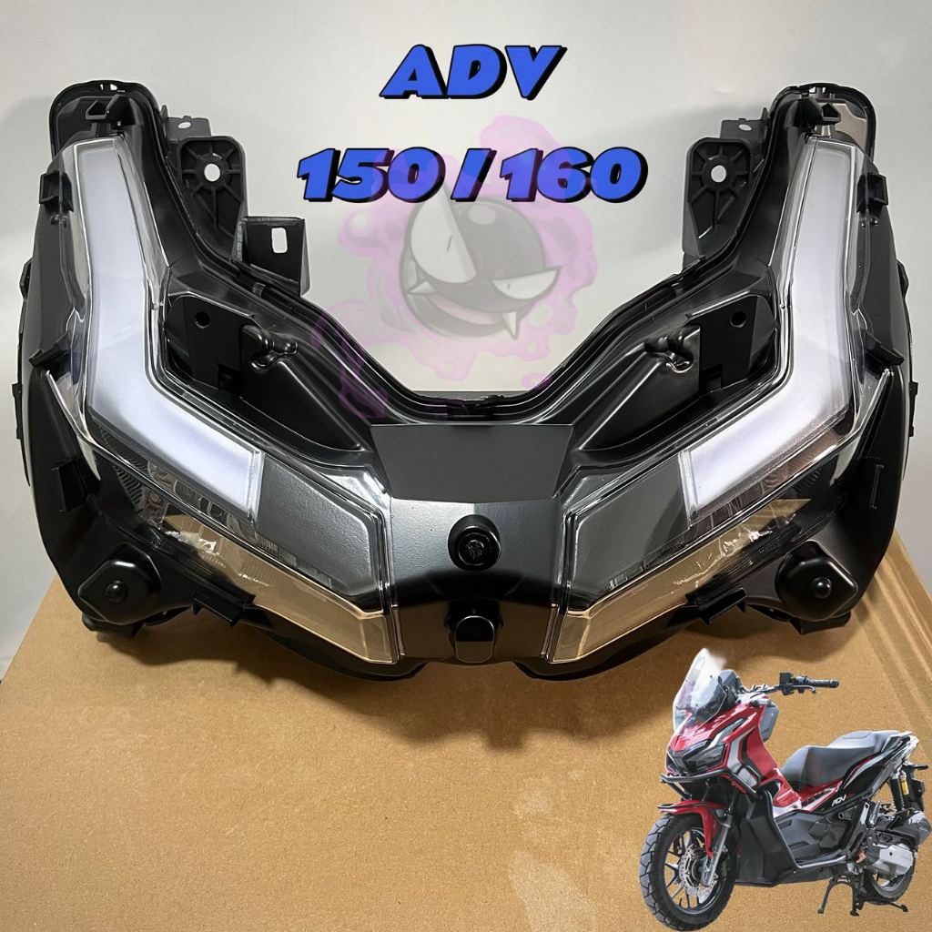 HONDA ADV150 ADV160 HEADLIGHT ASSEMBLY Plug and Play MADE IN INDONESIA ...