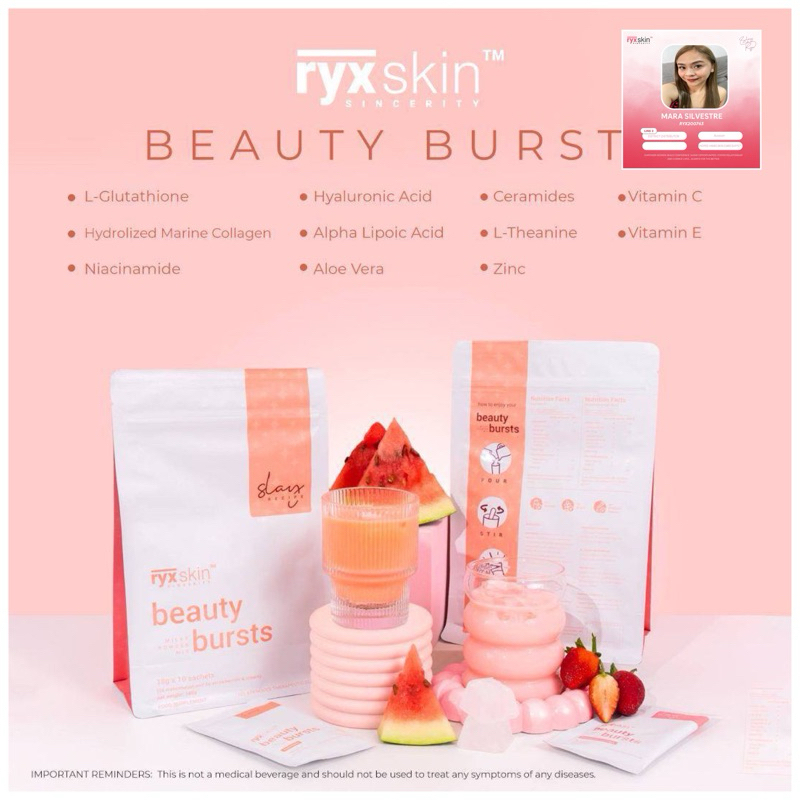 Ryx Beauty Bursts 2 Flavors in 1 Pack (10pcs/pack) | Shopee Philippines