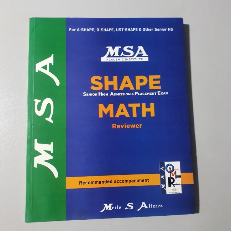 MSA SHAPE MATH REVIEWER By:Merle S.Alferez | Shopee Philippines