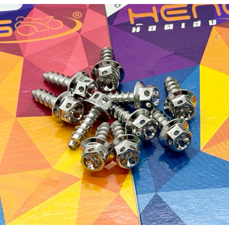 HENG BODY BOLT FLOWER TYPE / MUSHROOM TYPE FOR YAMAHA SUZUKI m5x15 ...