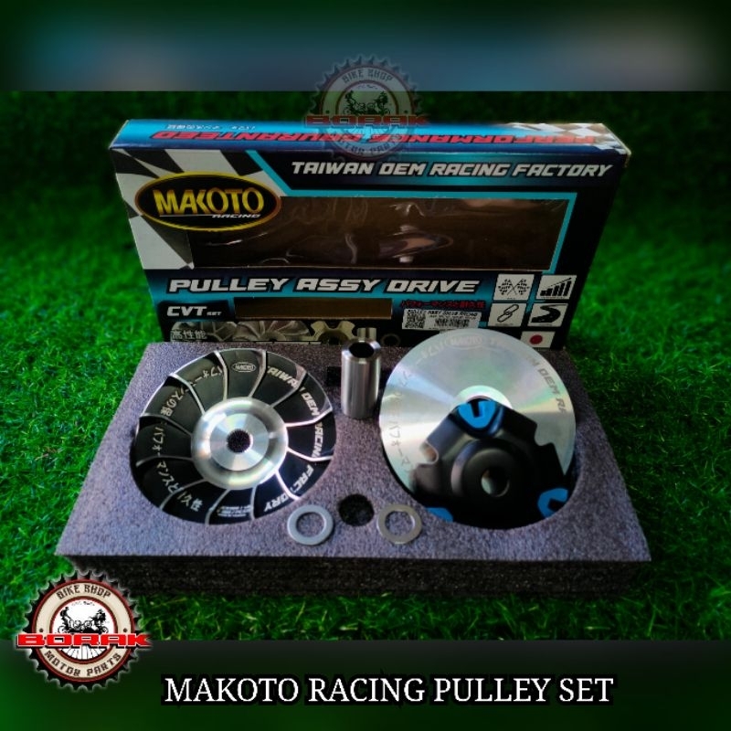 Makoto Racing Pulley Set Click/M3/Mio115 (With Bushing) | Shopee ...