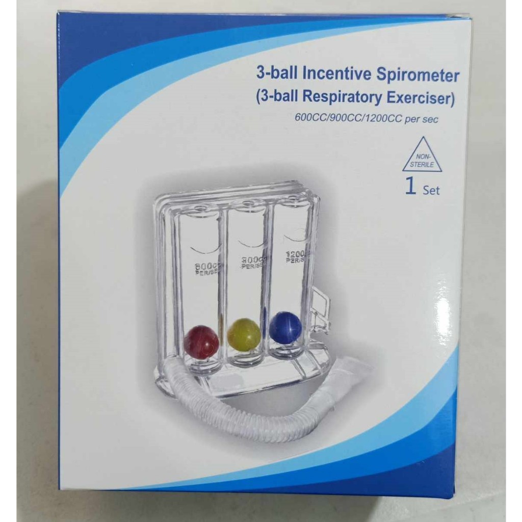 Spiro Ball / Incentive Spirometer Respiratory Lung Exerciser Incentive ...