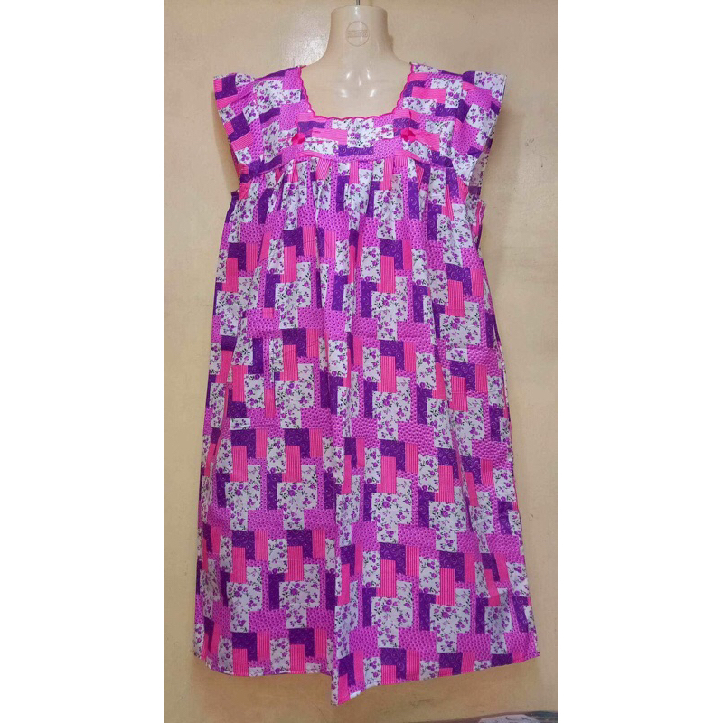 Miniflora Cotton Duster Embroidery Duster Daster Pambahay Pantulog ...