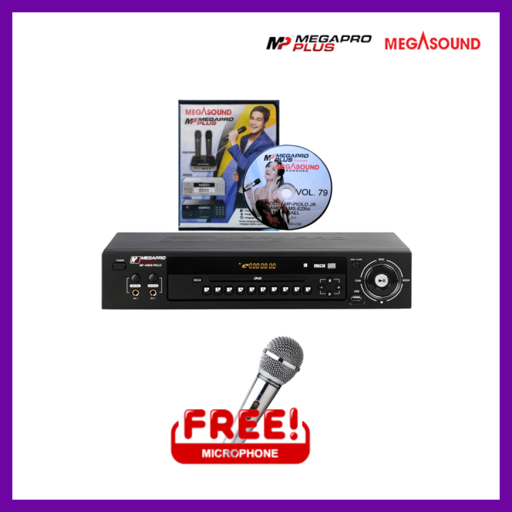 Megapro Plus MP-100NS PIOLO DVD Karaoke Player with Free Microphone ...