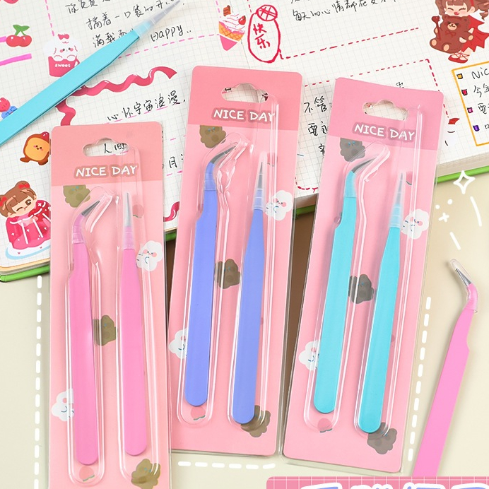 DIY Tweezer, DIY stickers tools, 2 in1 tweezer tool | Shopee Philippines