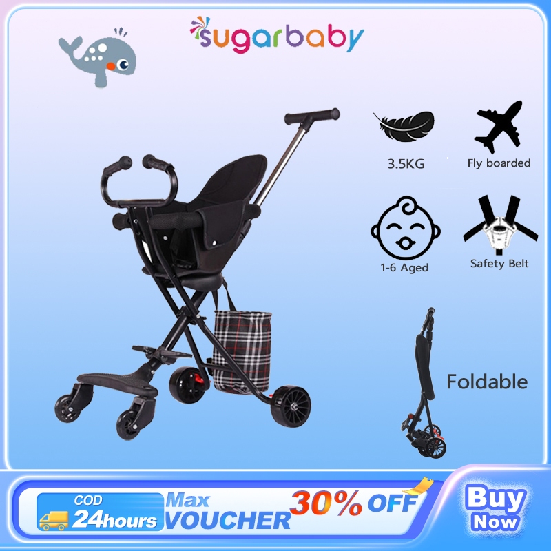 Available Stroller For Baby 1/2 Way Lightweight Stable Soft Seat Hand ...