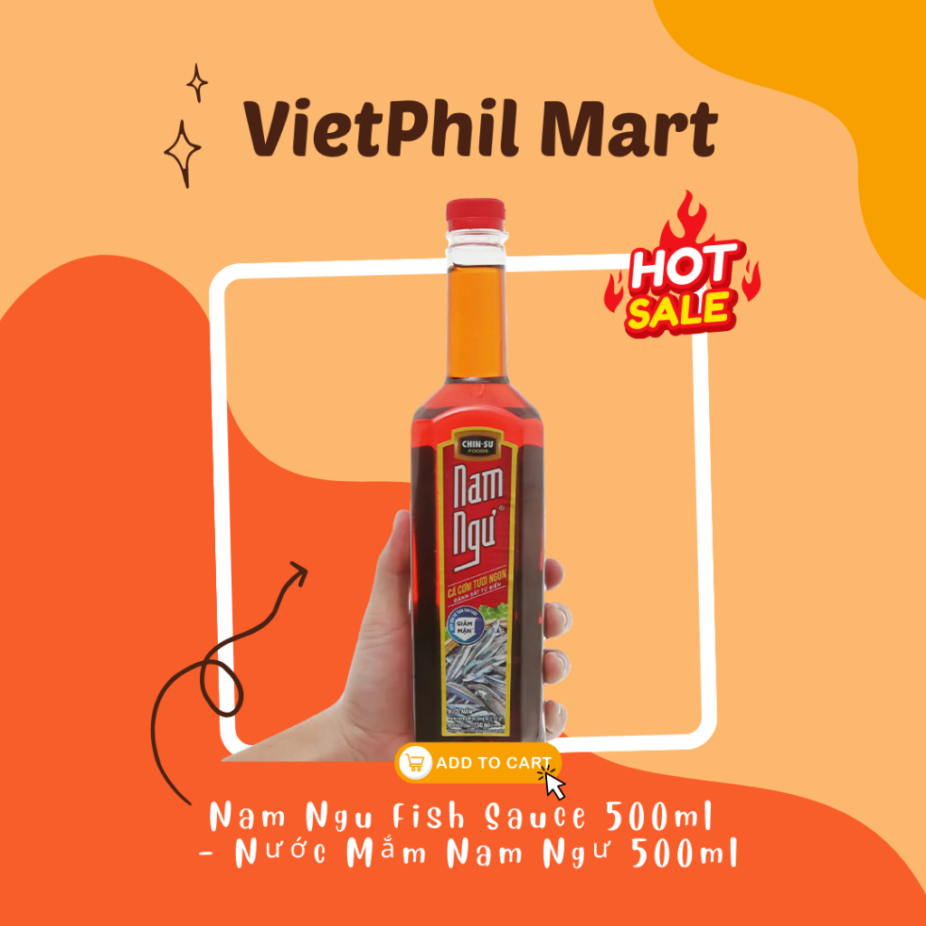 Original Vietnamese Mam Nam Ngu - Nam Ngu Fish Sauce 500ml Imported ...