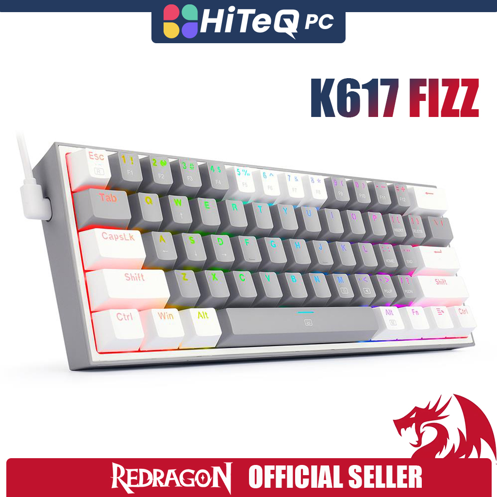 HiteqPC | Redragon Fizz K617 Wired Mechanical Keyboard | Shopee Philippines