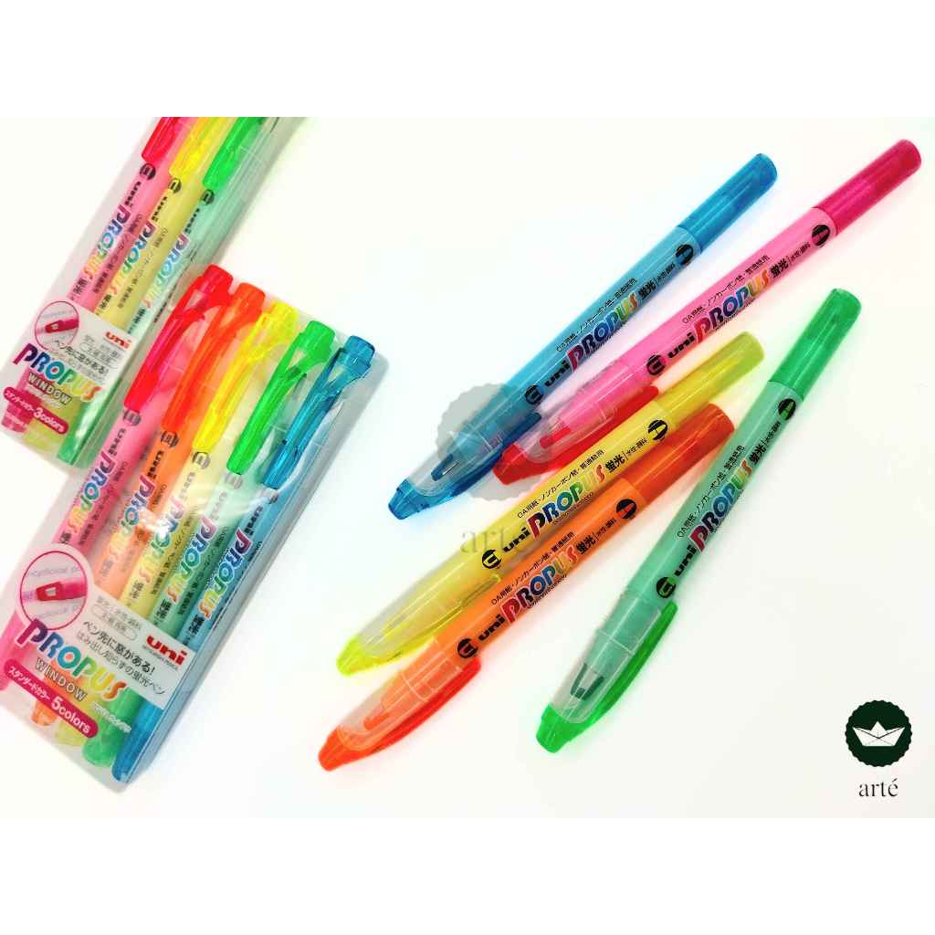 Uni Propus Window Double-Sided Highlighter | Shopee Philippines
