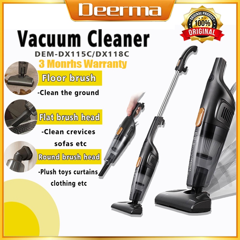 Deerma DX115C Portable Handheld Vacuum Cleaner Strong Suction Vacum ...