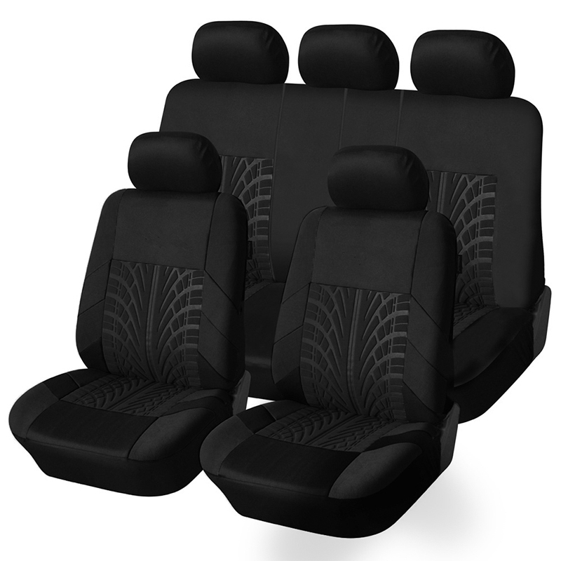 Universal 9pcs Car Seat Covers Emboss Car Seat Protector Car Front Seat ...
