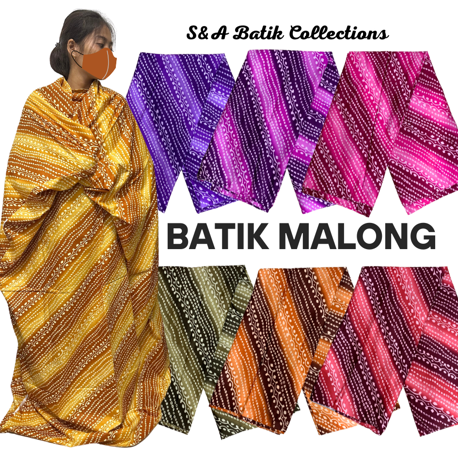 D-08 BATIK ETHNIC DESIGNS COTTON MALONG/BLANKET/KUMOT DOUBLE SIZE MADE ...