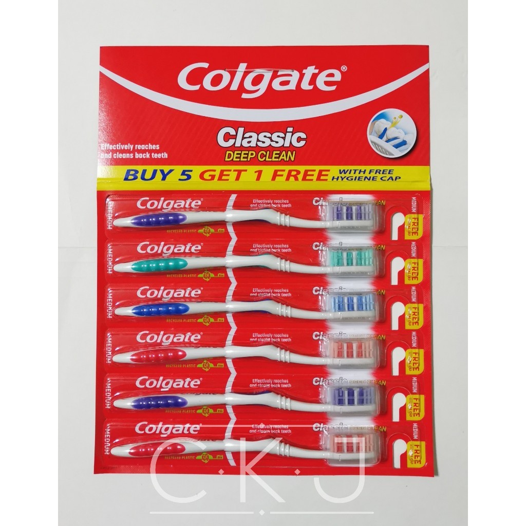 Colgate Classic Deep Clean Toothbrush (Medium | Shopee Philippines