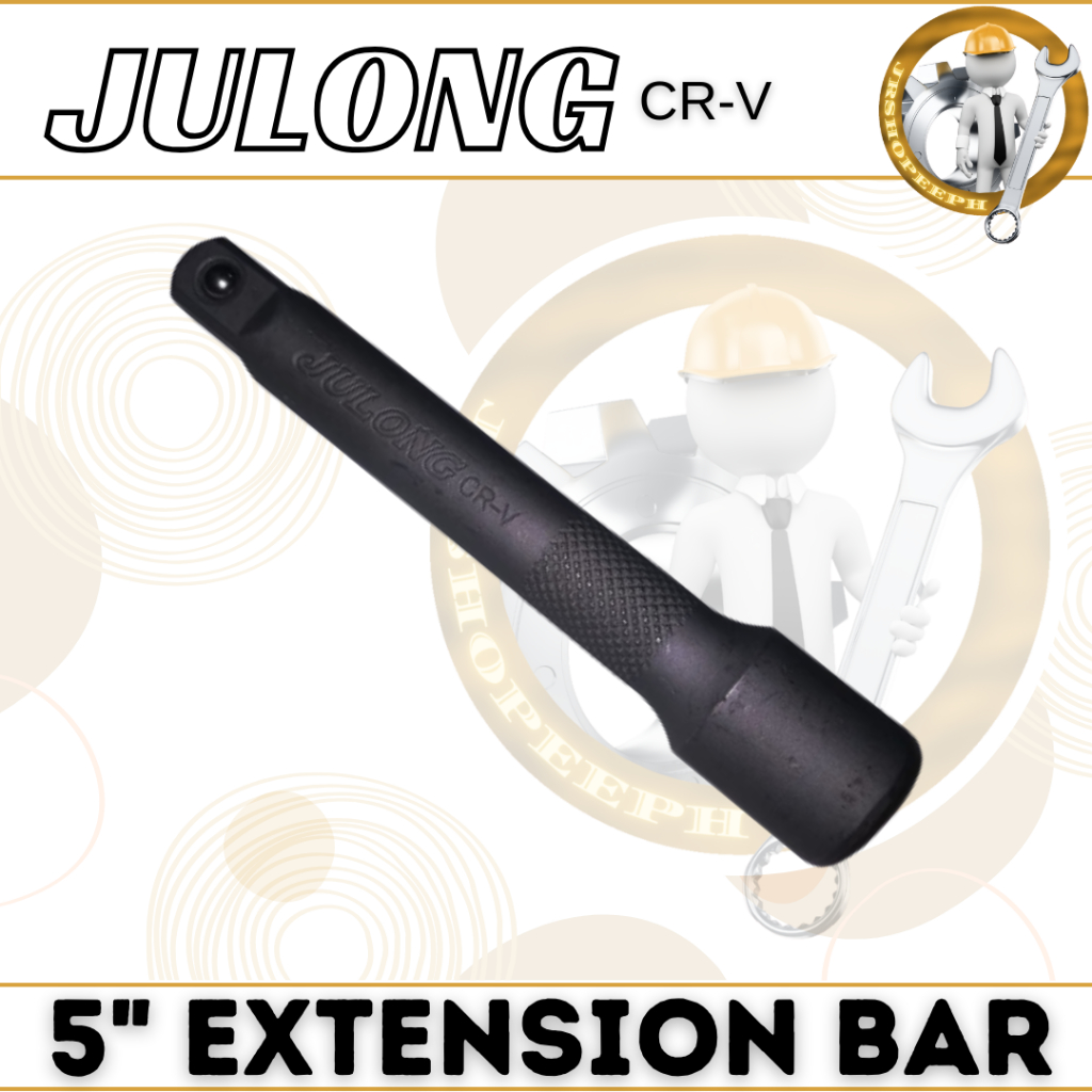 Jrshopeeph Julong Extension Bar 5" 1/2" Drive Chrome Vanadium Steel ...