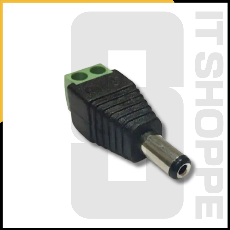 DC plug male/DC female connector High Standard Screw Type sold per ...