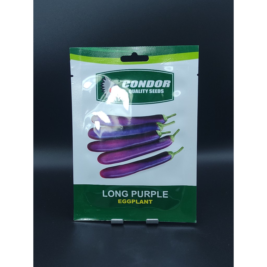 CONDOR LONG PURPLE EGGPLANT 3 GRAMS OR 600 SEEDS | Shopee Philippines