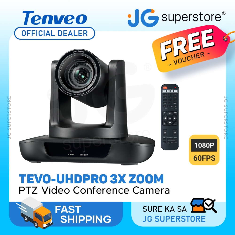 Tenveo Tevo 3X/10X/20X Zoom 2MP PTZ Video Conference Camera USB-B 3.0 ...