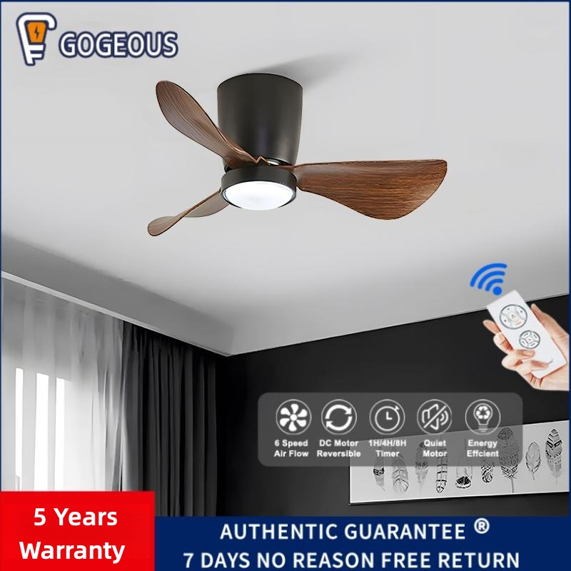 Nordic Modern Remote Ceiling Fan With Light Ceiling Fan With Lamp ...