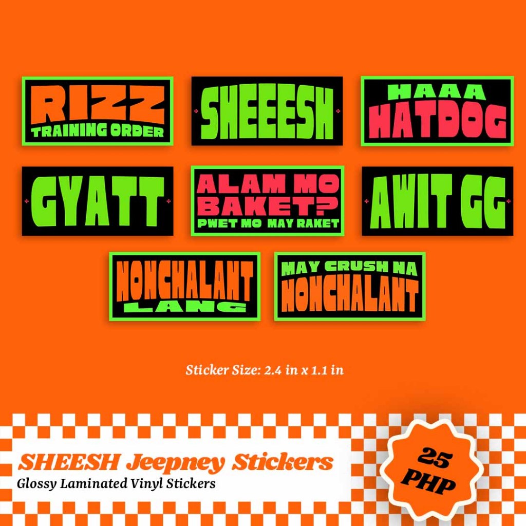 Sheesh Jeepney Stickers | Shopee Philippines