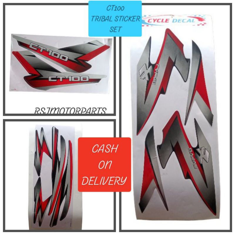 CT100 TRIBAL STICKER (SET) | Shopee Philippines