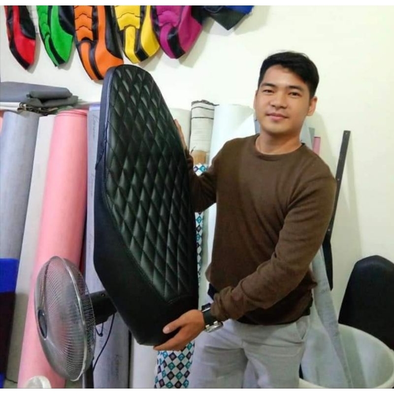 Honda click Leather VIP seat cover Only | Shopee Philippines