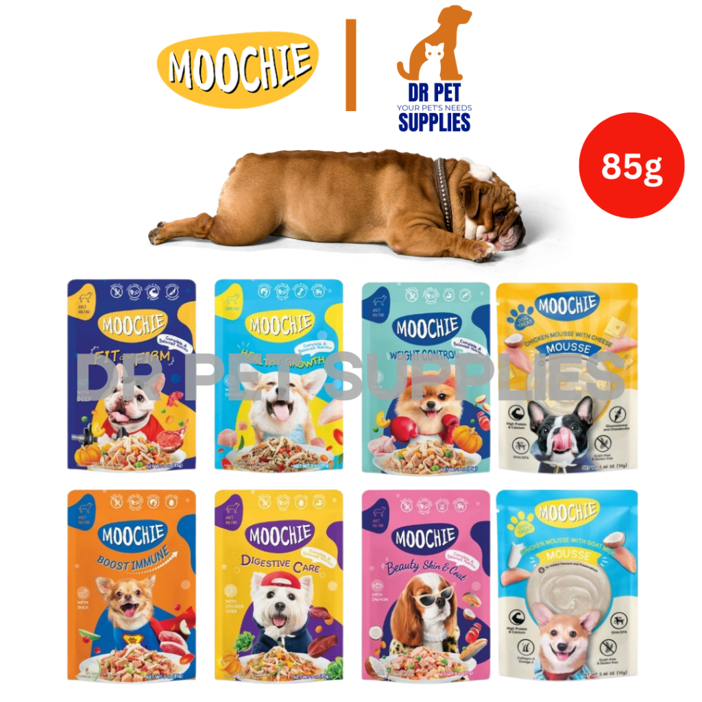 85g Moochie Casserole with Unique Benefits Wet Dog Food Pouch All ...
