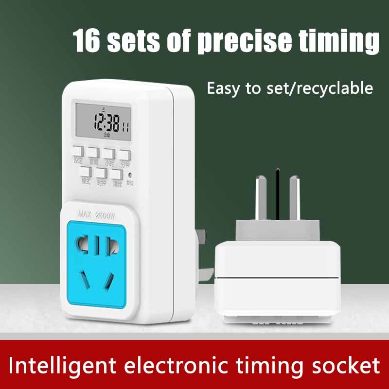 Intelligent electronic timing socket electric vehicle charging timer ...