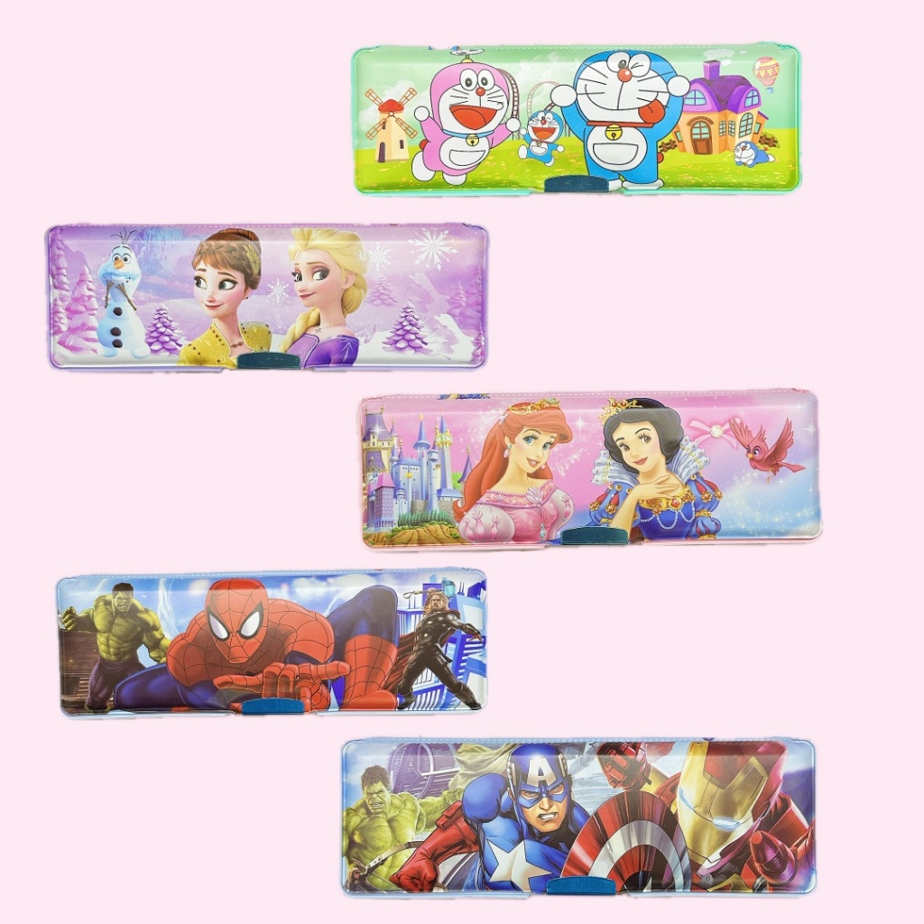 Avengers Snow-White Pencil Box Cartoon Pencil Box Stationery Storage ...