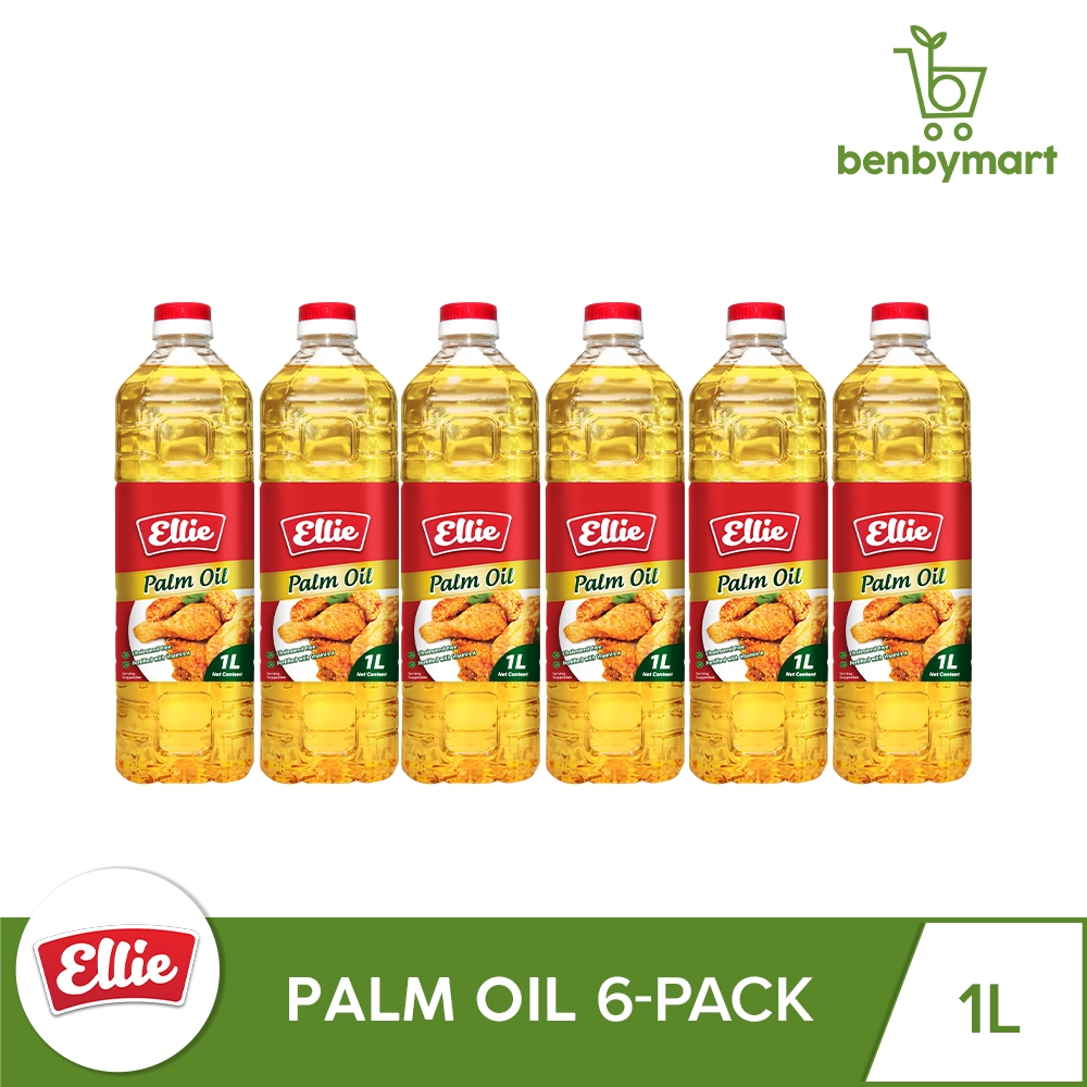 Ellie Palm Oil Bottle 1L 6-Pack | Shopee Philippines