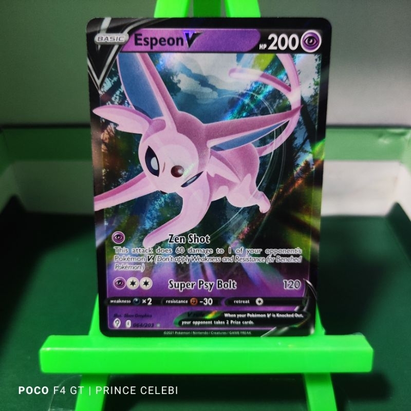 Pokemon TCG - Espeon V | Shopee Philippines