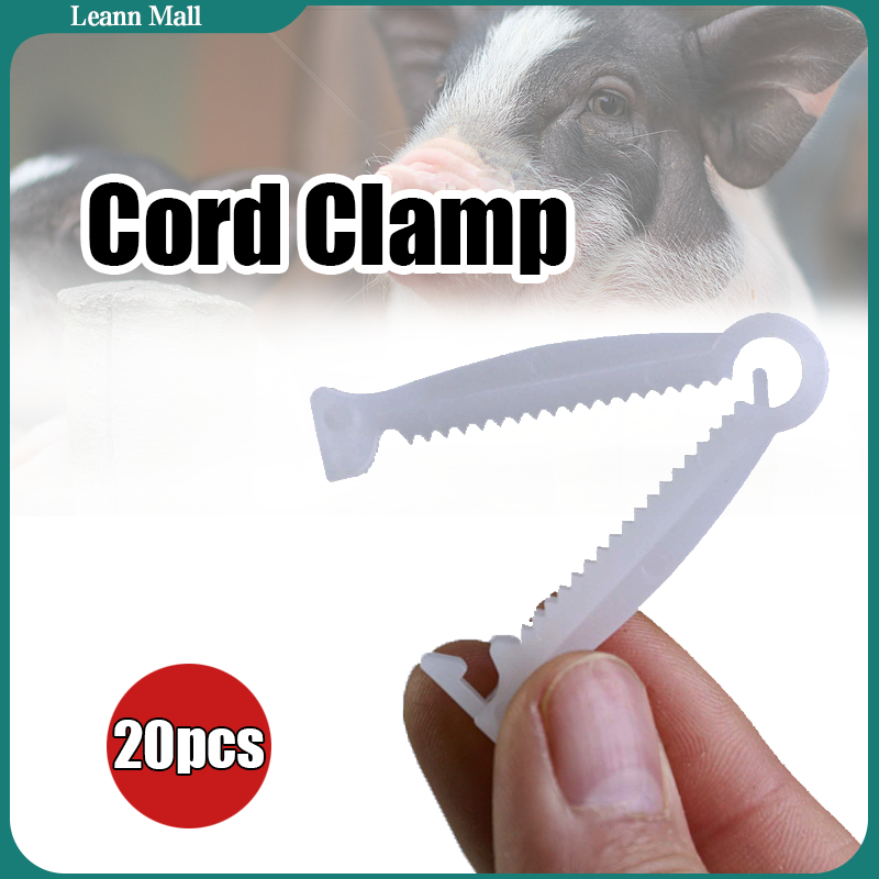 20Pcs Disposable Plastic Umbilical Cord Clamp For Piglet Sheep And ...