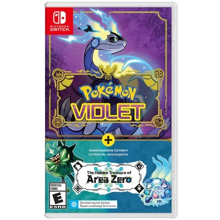 Nintendo Switch Pokemon Violet + The Hidden Treasure Of Area Zero DLC ...