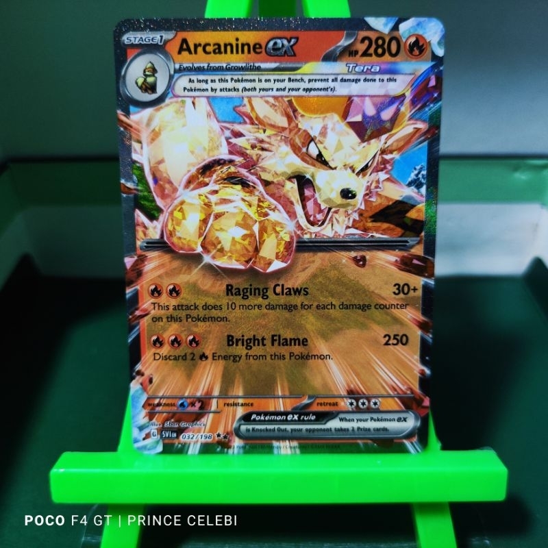 Pokemon TCG - Arcanine ex | Shopee Philippines