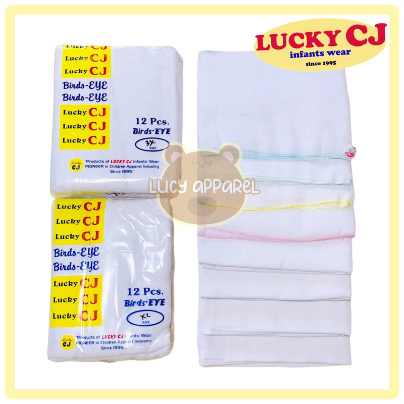 12 PCS Lucky CJ Birds-eye Lampin Cloth Diaper | Shopee Philippines