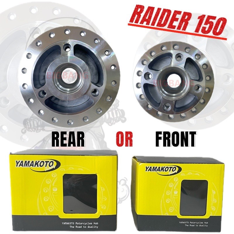 BIGBANG Motorcycle Front Hub Rear Hub for Suzuki Raider 150 Carb ...