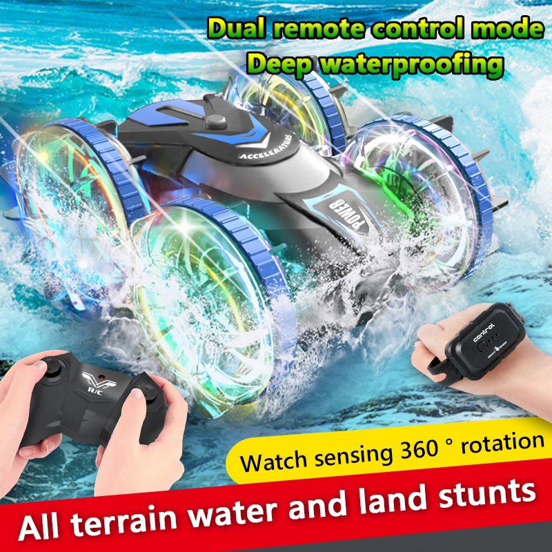 Waterway amphibious remote control vehicle Children's toy car Boys' RC ...