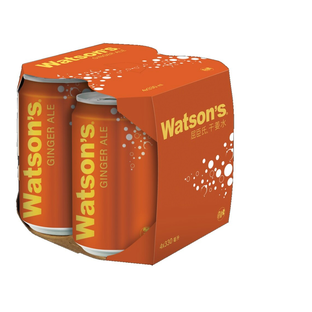 Watson's Ginger Ale (4cans X 330ml) | Shopee Philippines