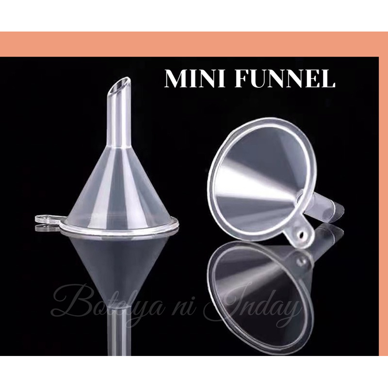 MINI CLEAR PLASTIC FUNNEL (EMBUDO)/NARROW NECK PERFUME FUNNEL | Shopee ...