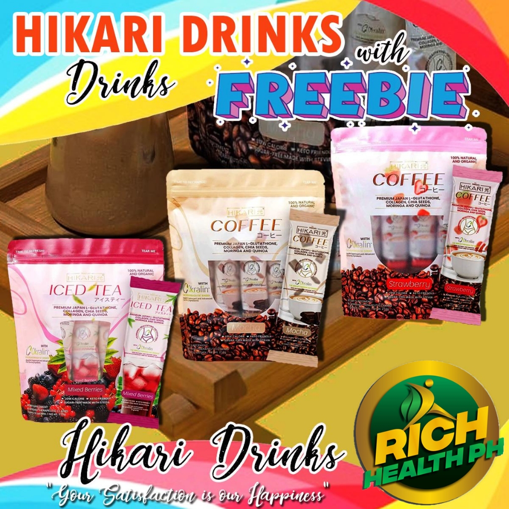 Hikari Coffee Premium Japan Glutathione, Collagen, Chia Seeds, Moringa ...