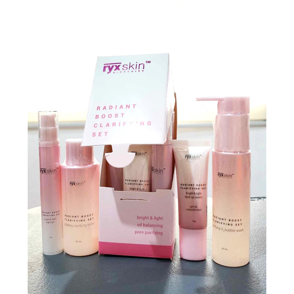 Ryx Skin Sincerity Radiant Boost Clarifying Set Korean Formulation ...