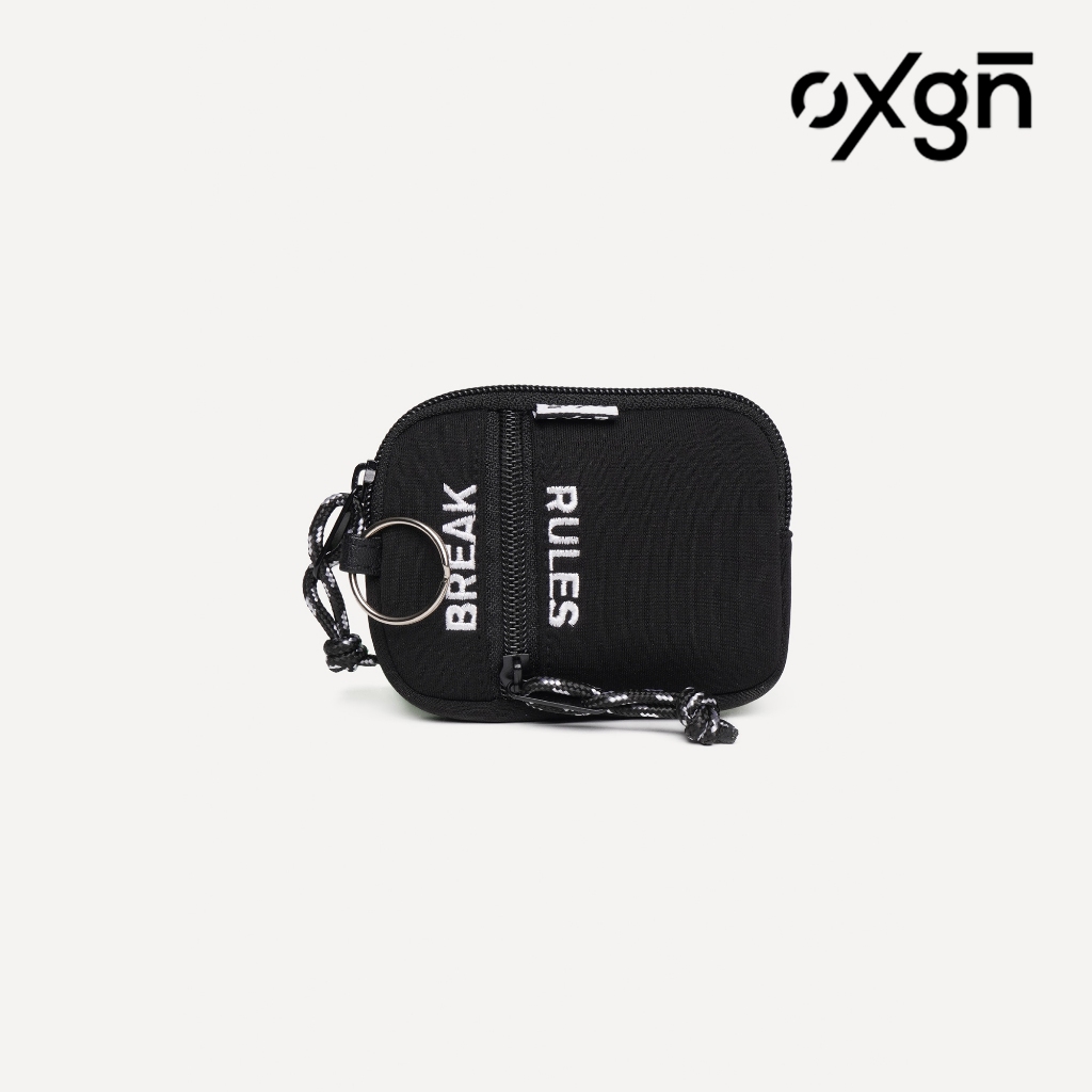 OXGN Break Rules Coin Purse For Men And Women (Black) | Shopee Philippines