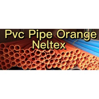 Pvc Pipe Orange Neltex 1/2", 3/4", 1" Sold per 50cm, 100cm, 150cm Good ...