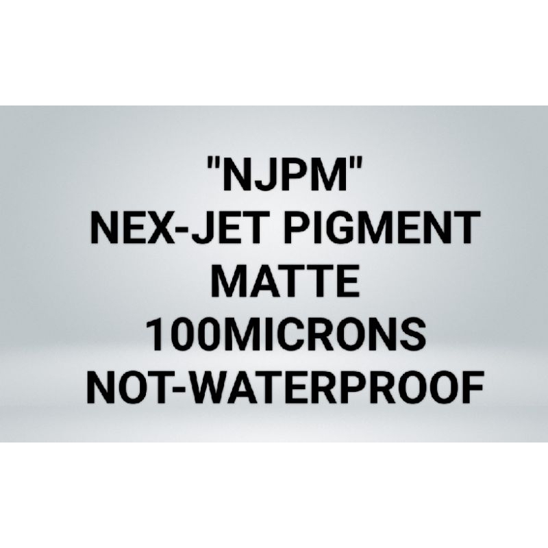MIN OF 5M R8J8/NEXJET MATTE&GLOSSY STICKER VINYL (NOT WATERPROOF and ...