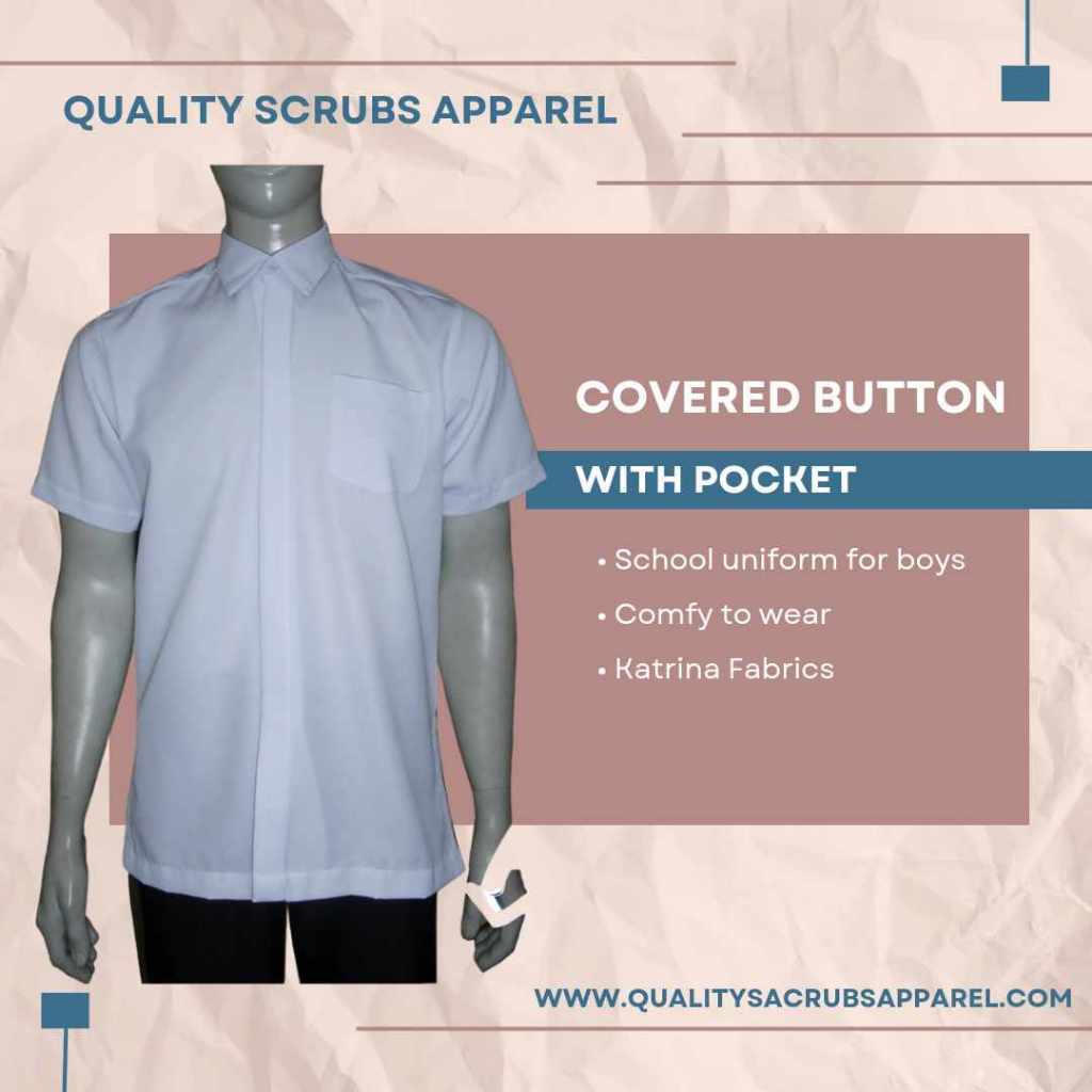 QSA'S NEW COVER BUTTON UNIFORM (WITH POCKET) | Shopee Philippines