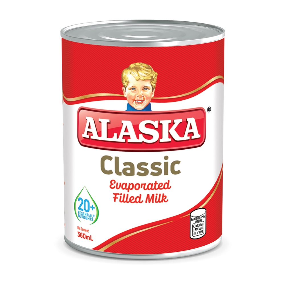 Alaska Classic Evaporated Filled Milk 360ml | Shopee Philippines