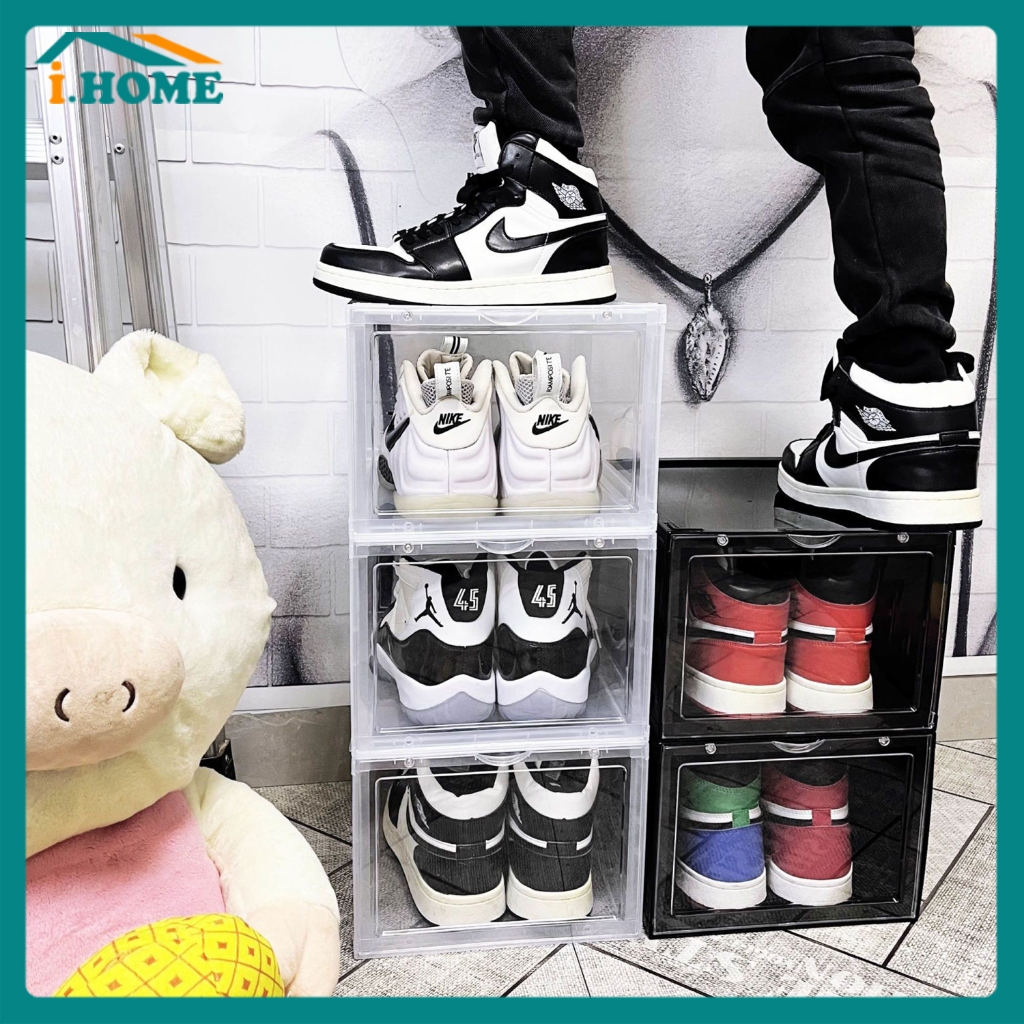 Big Size Shoe Box Storage Organizer Candy Shoe Rack Stackable Drawer ...
