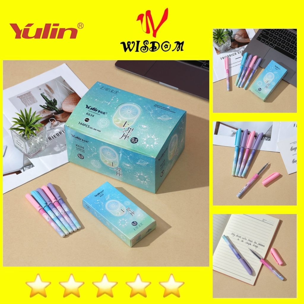 WISDOM YULIN K634 GEL PEN | Shopee Philippines