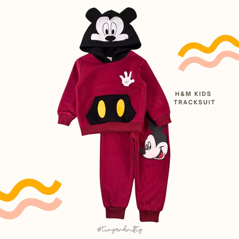 T&N Mickey Mouse Premium Tracksuit | Shopee Philippines